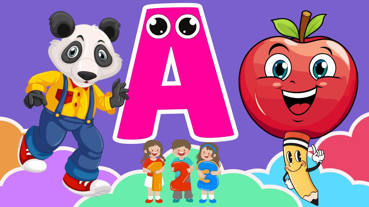 "A is for Apple a a Apple, B is for Baby b b Baby" The ABC Phonic Song ...