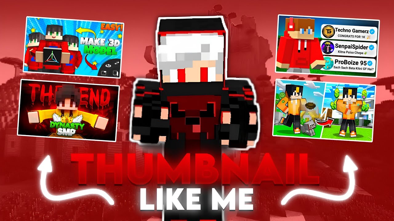 How To Make Minecraft Thumbnail Better & Attractive 🤯 - YouTube