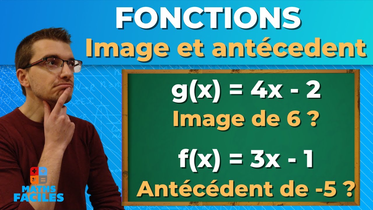 FONCTIONS - IMAGE ET ANTÉCÉDENT A PARTIR DE L'EXPRESSION - YouTube
