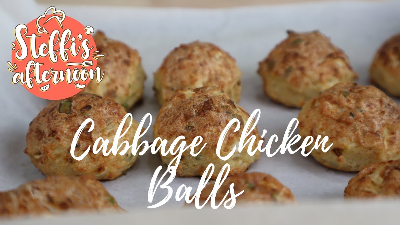 Quick and Easy Baked & Fried Cabbage chicken-balls Recipe - YouTube