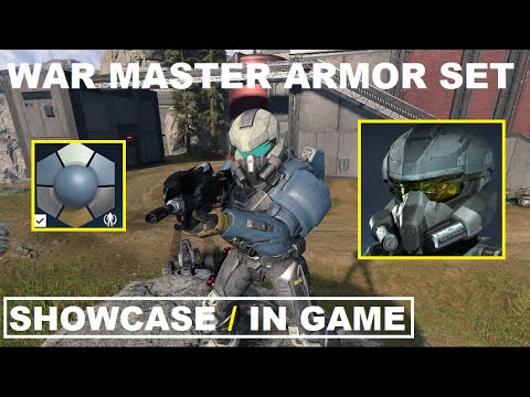 WAR MASTER ARMOR SET Showcase in Halo Infinite - YouTube