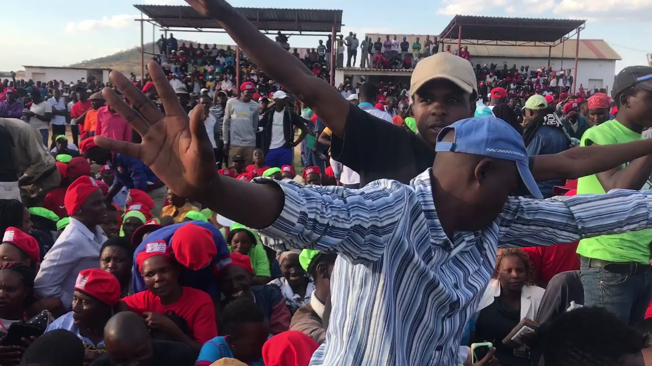 Watch Chamisa arrives at Gwanda stadium - YouTube