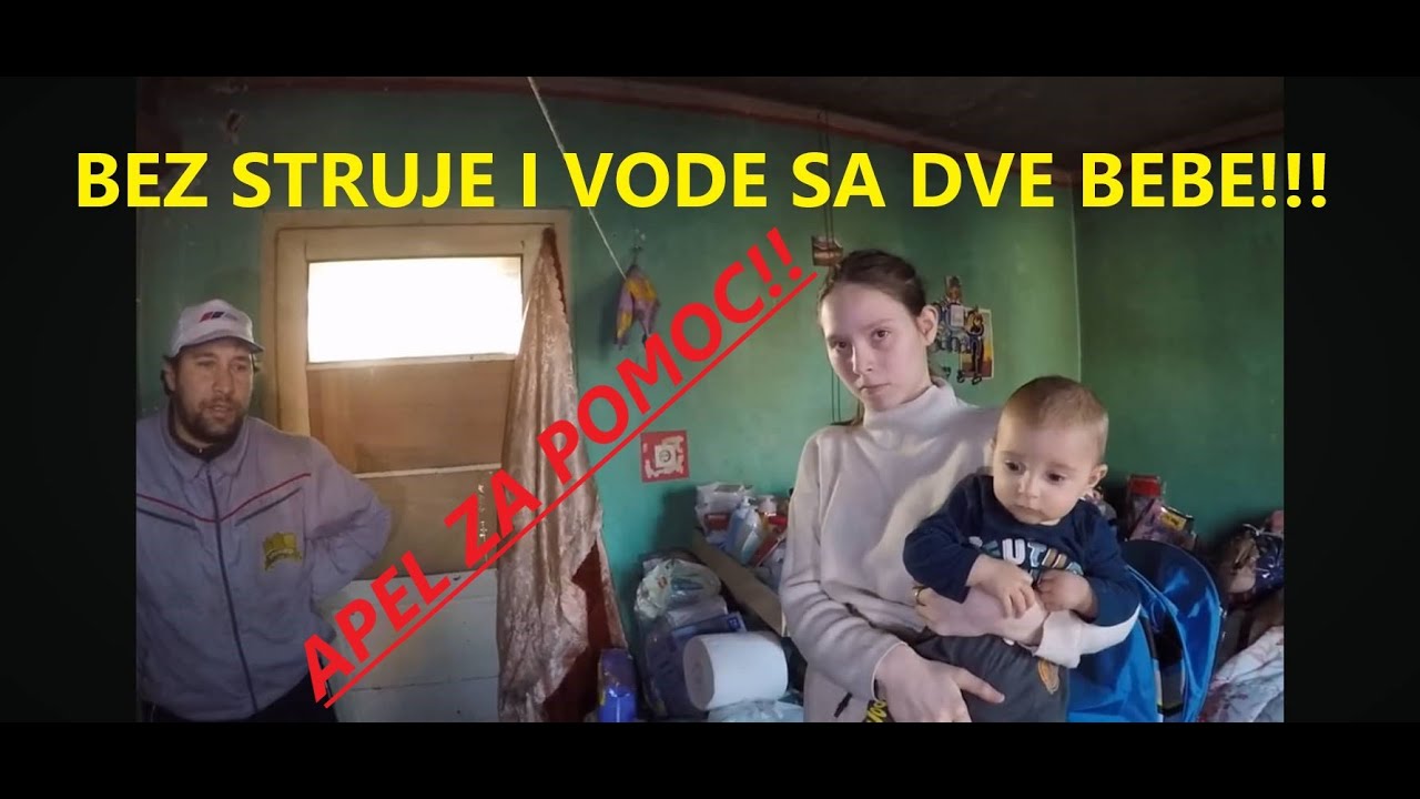 Sa dve bebe bez struje i vode u staroj oronuloj kuci*APEL ZA POMOC ...