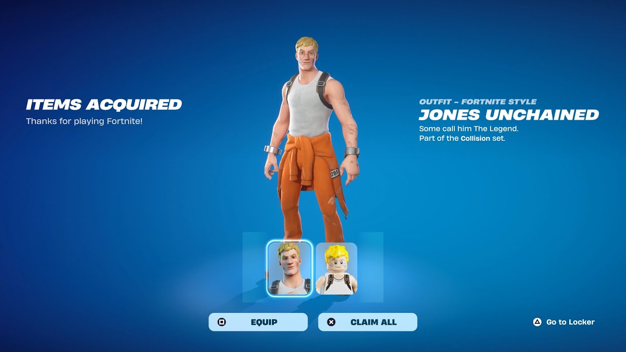 How To Get Jones Unchained Skin NOW FREE in Fortnite! (Unlocked LEGO ...