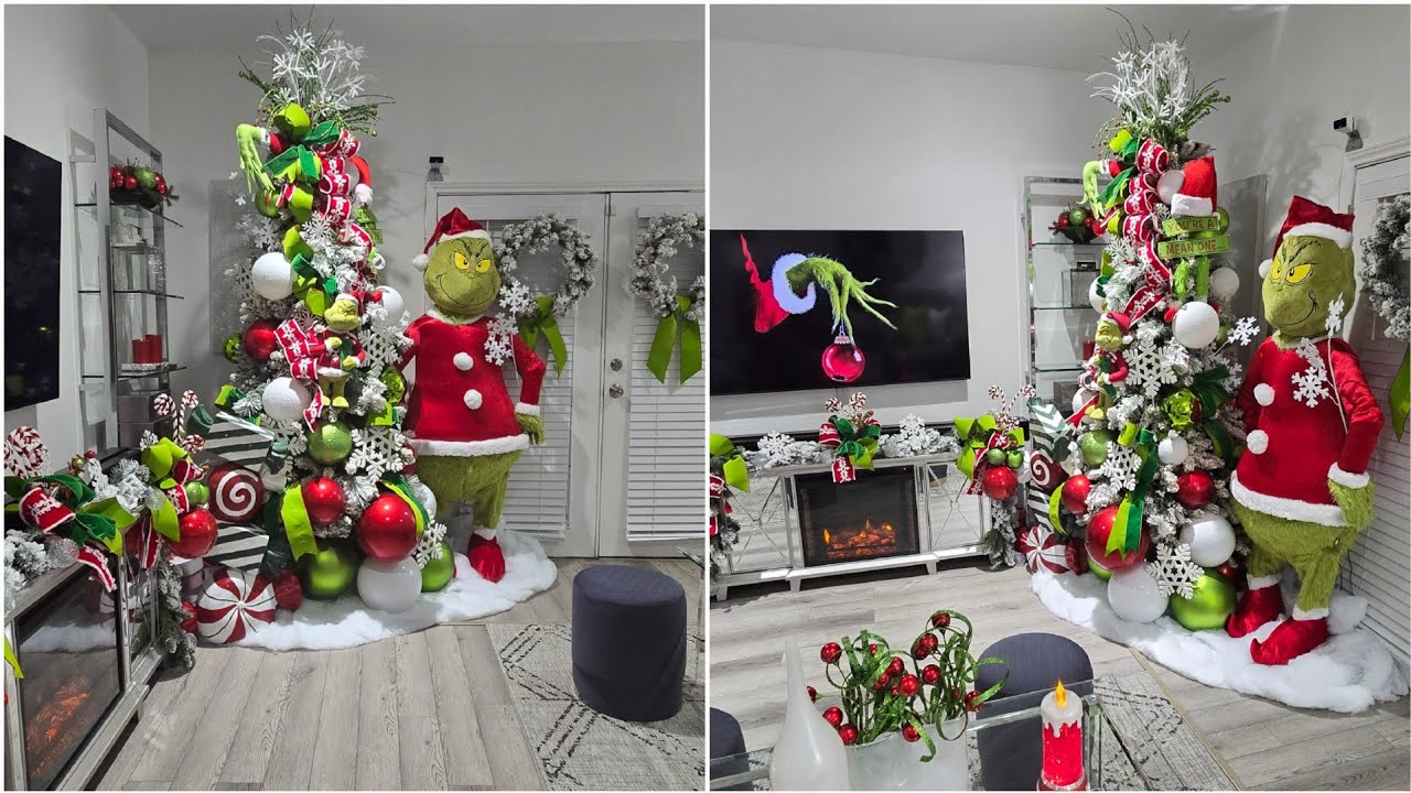 THE GRINCH CHRISTMAS TREE TOUR - YouTube