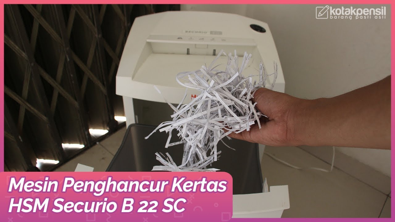 Pengertian Mesin Penghancur Kertas, Cara Memilih-Kotakpensil