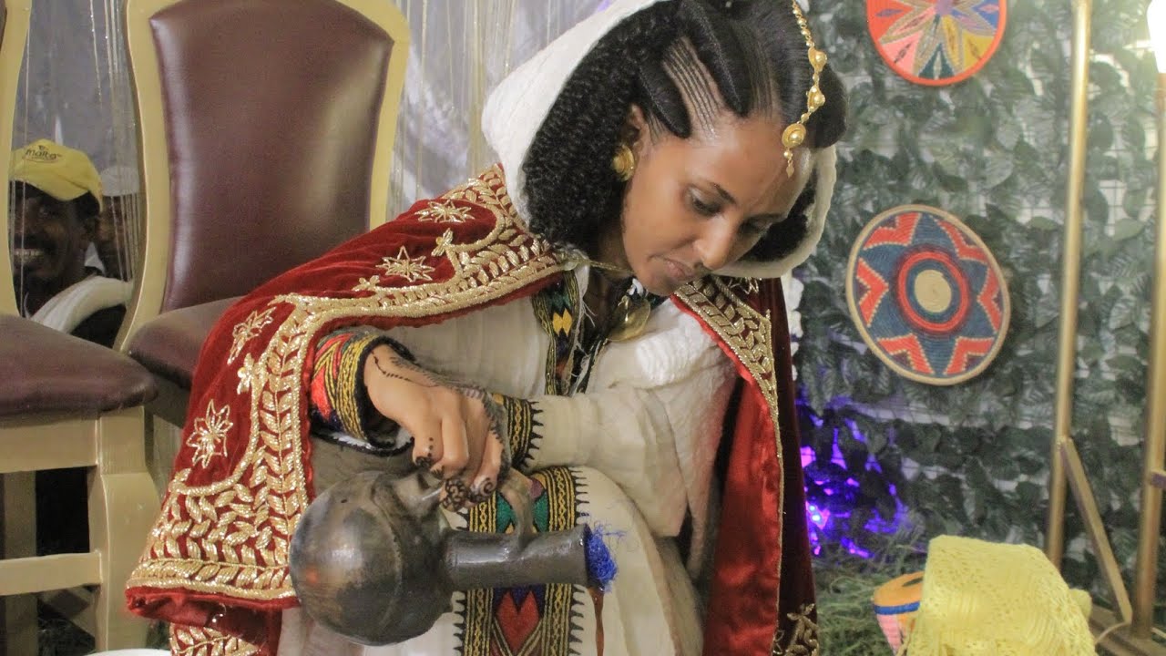 Ethiopian, Tigray wedding ceremony at Adwa - YouTube