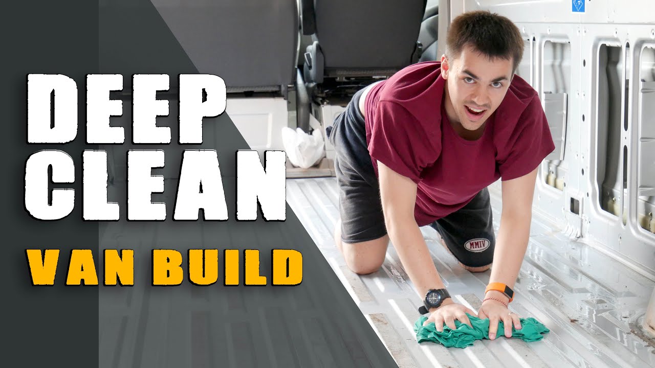 Van Cleaning - Preping our Van Conversion - YouTube