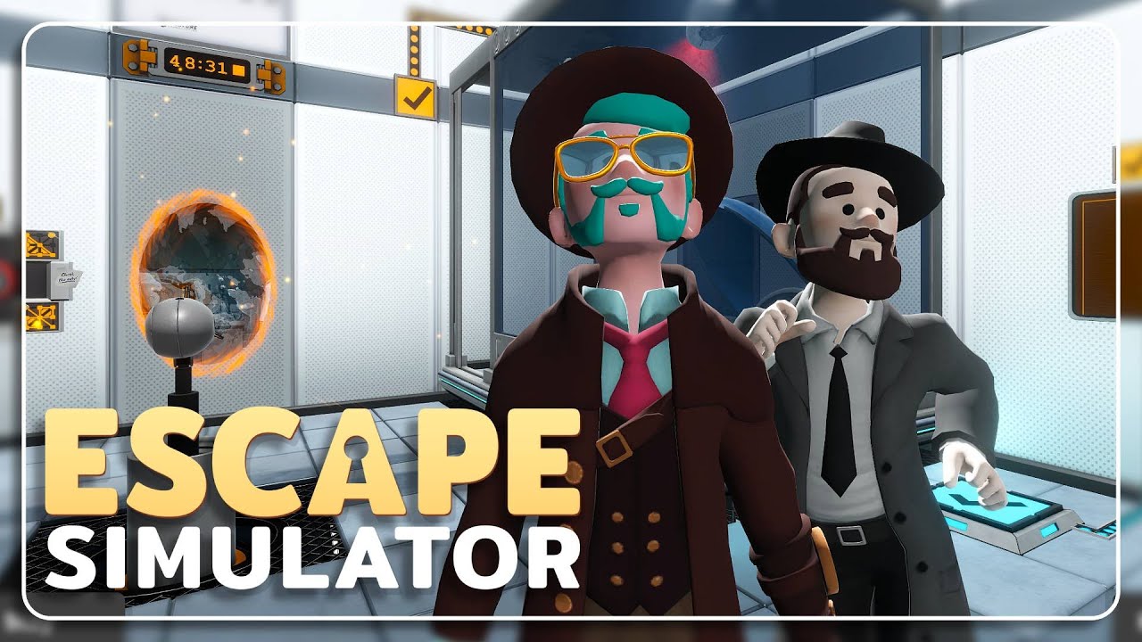 Portal Escape Chamber | Escape Simulator | SMART BOIS - YouTube