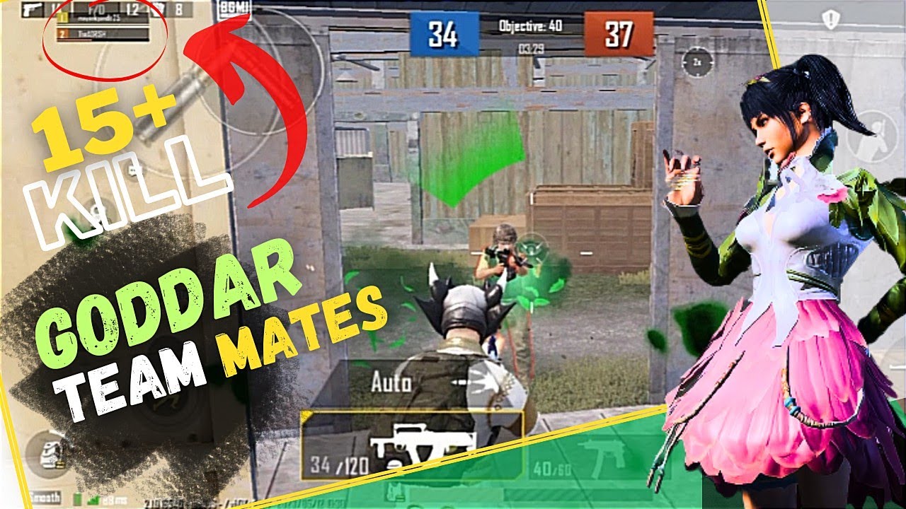 Why This Bgmi Gameplay Was One to Remember(Goddar Team Mates) - YouTube