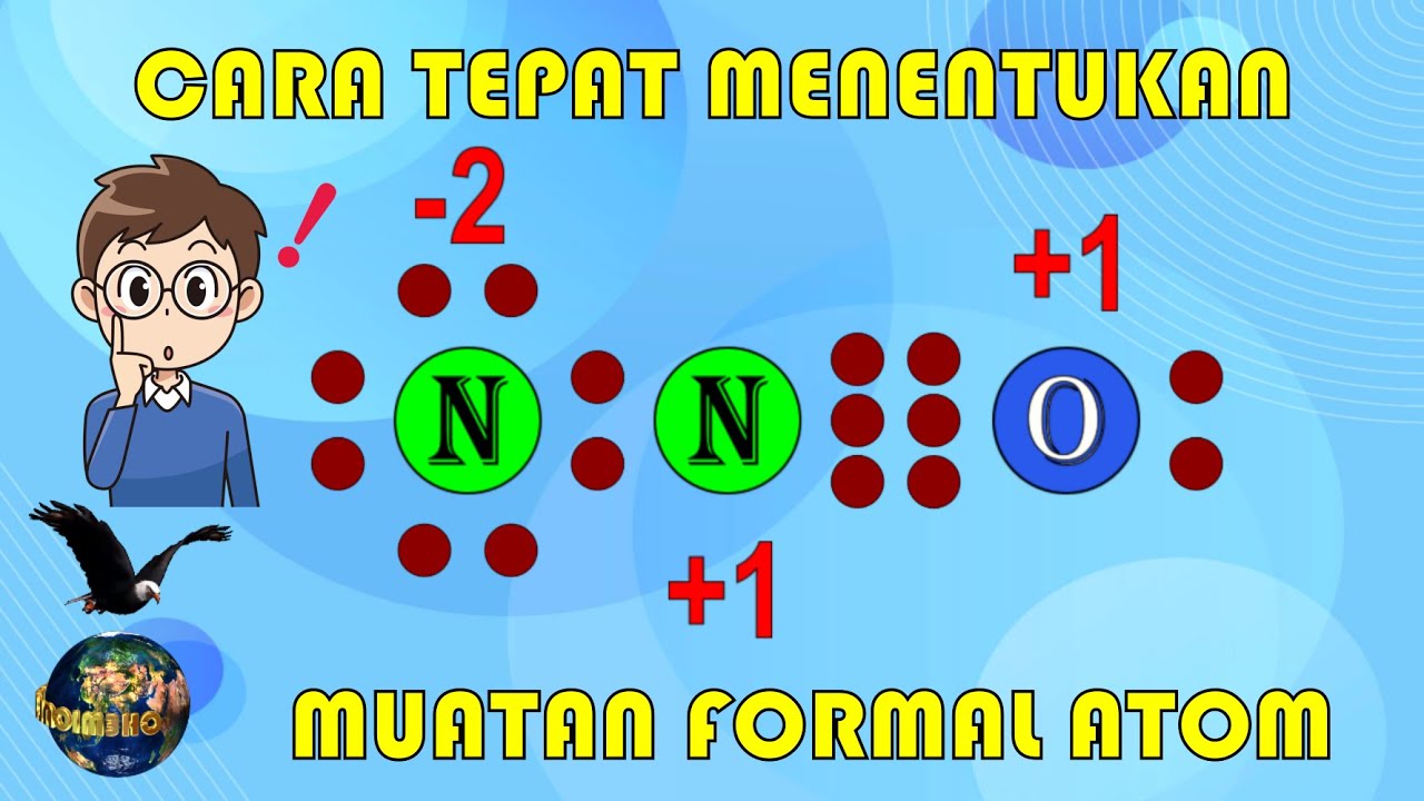 MUATAN FORMAL-1; CARA MENENTUKAN MUATAN FORMAL SUATU ATOM - YouTube