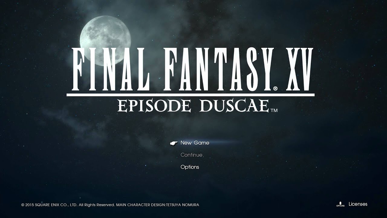 「Final Fantasy XV Episode Duscae」 ~ "Title Screen" - YouTube