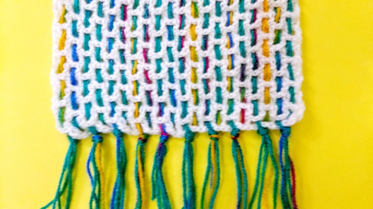 Crochet (Crosia ) Very Beautiful Knitting Pattern For Stole And Shawl ...