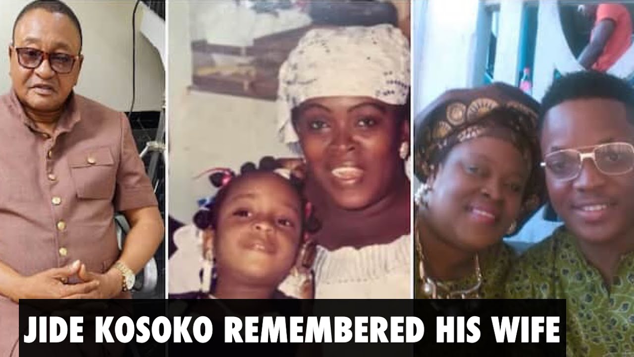 NOLLYWOOD ACTOR JIDE KOSOKO AND KIDS IN TEARS AS THEY REMEMBERED HIS ...