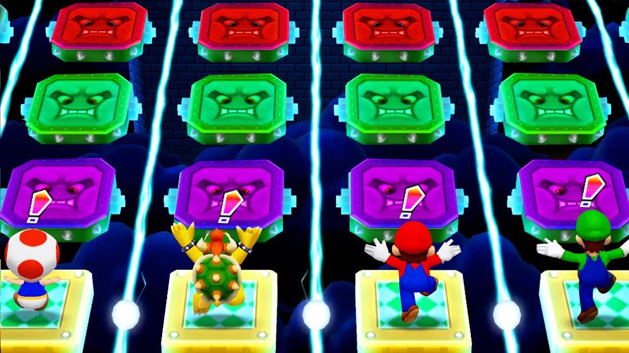 Mario Party Island Tour - Mario vs Toad vs Luigi vs Bowser Jr (Master ...