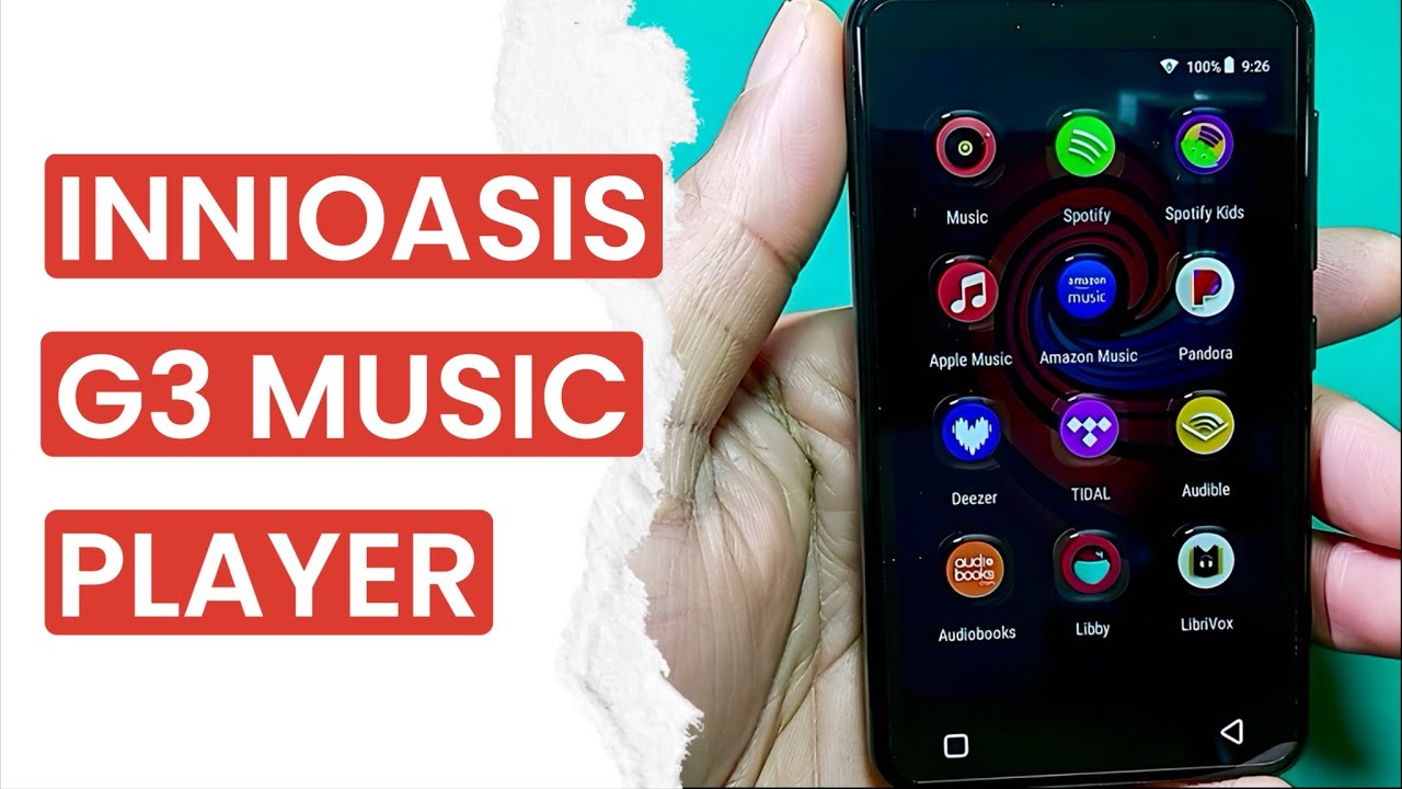 Innioasis G3 Digital Music Player - YouTube