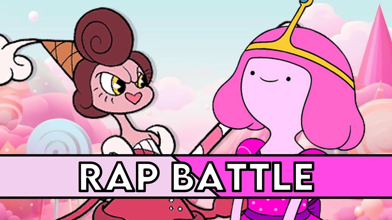 Princess Bubblegum vs Baroness Von Bon Bon - Adventure Time vs Cuphead ...