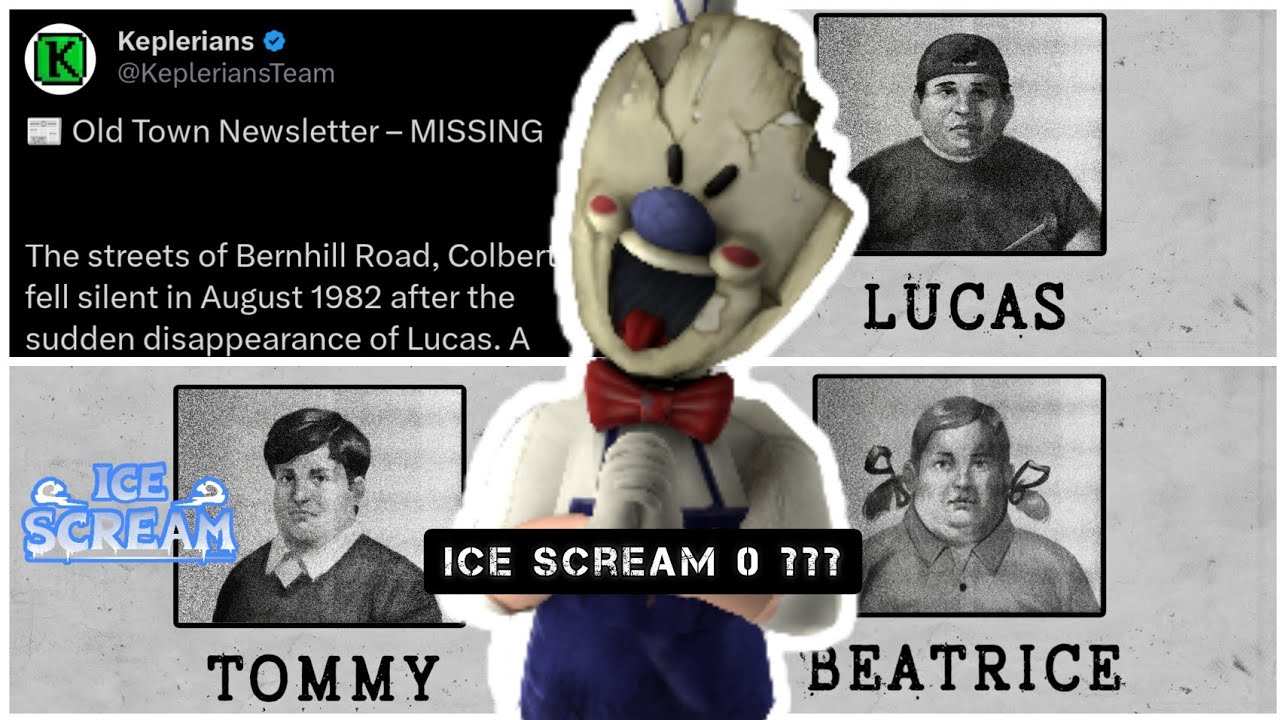 Ice Scream 0 ? new secrets ! Glitchmare ? Keplerians news ! - YouTube