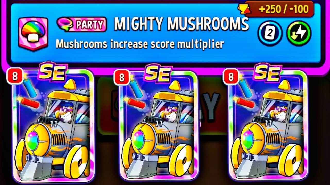 5X party rumble mighty mushrooms match rumble match master today gameplay. - YouTube