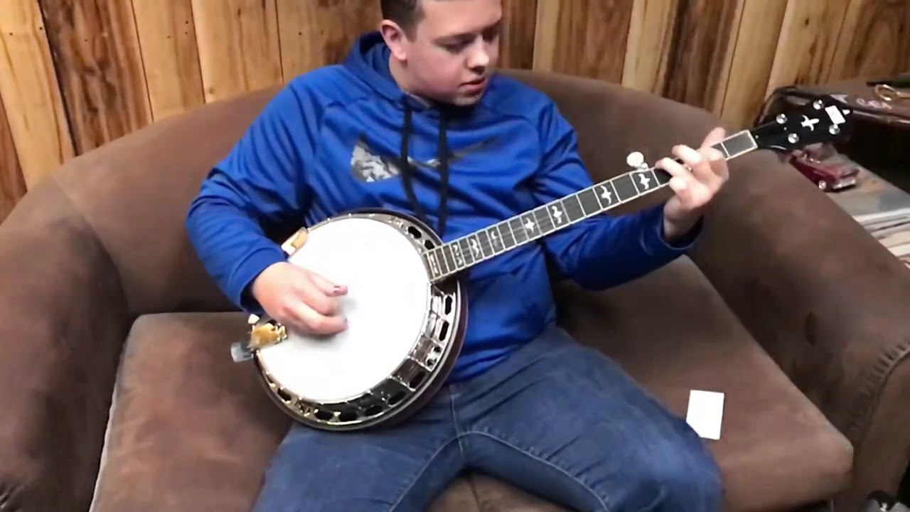 Recording King RK-R36-BR Madison Resonator Banjo - YouTube