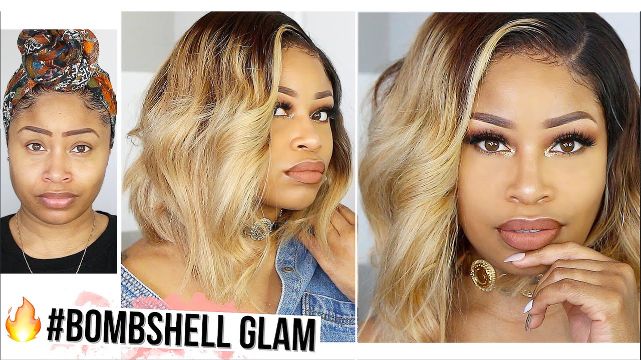 WATCH ME GET GLAM AF!! ⇢ grwm hair & makeup - YouTube