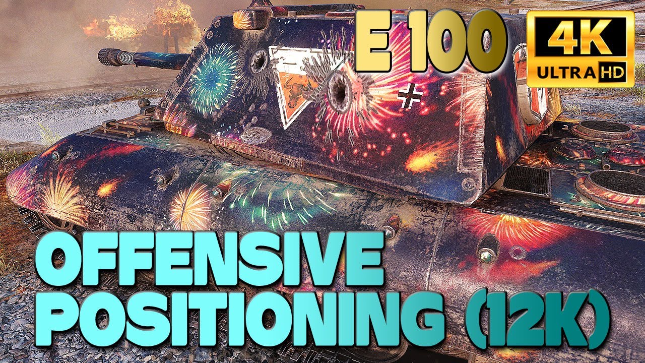 E 100: Offensive position on Pilsen - World of Tanks - YouTube