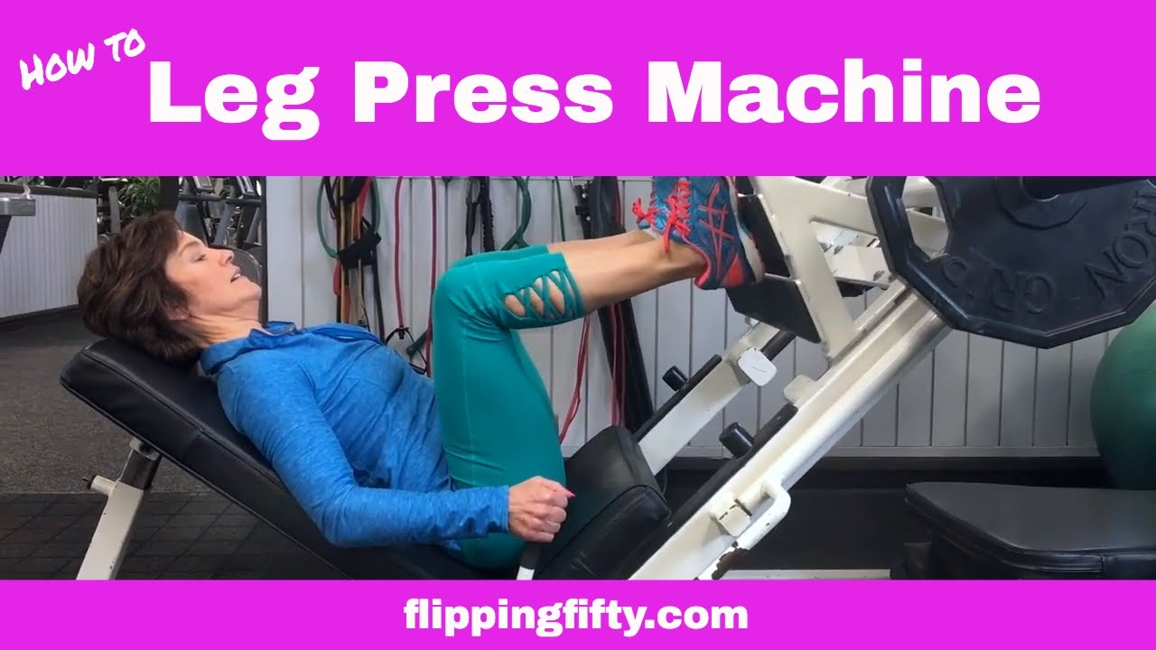 Lower Body Exercises: Leg Press Machine - YouTube