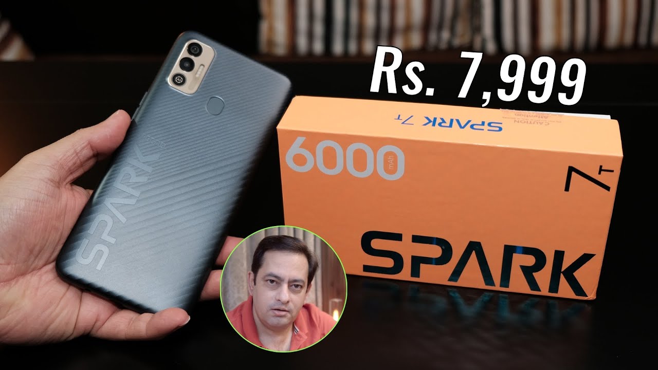 Tecno Spark 7T unboxing - 48MP camera, 6000 mAh battery 4GB+64GB ...