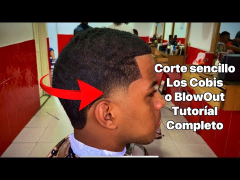 Los Cobis O “BLOWOUT” este es el corte dé/LEBRON/ tutorial para principiantes De BARBERÍA 😱