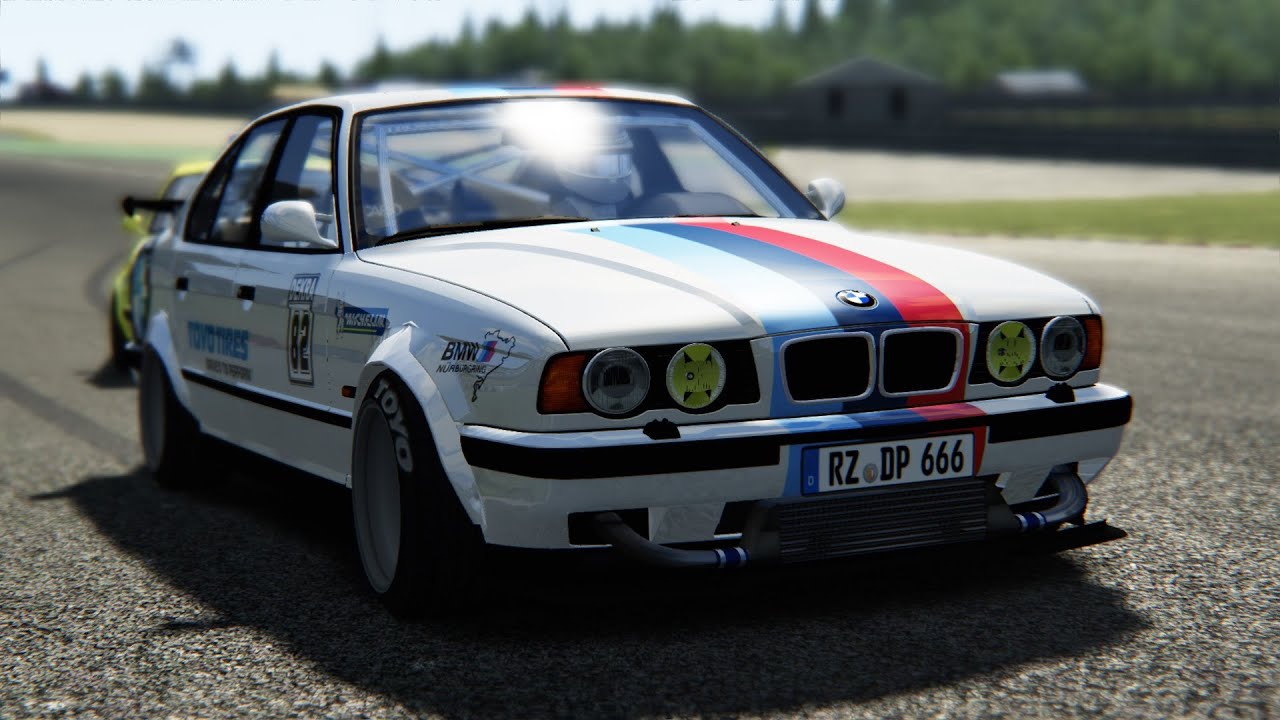 Assetto Corsa - BMW M5 E34 Race + DOWNLOAD - YouTube