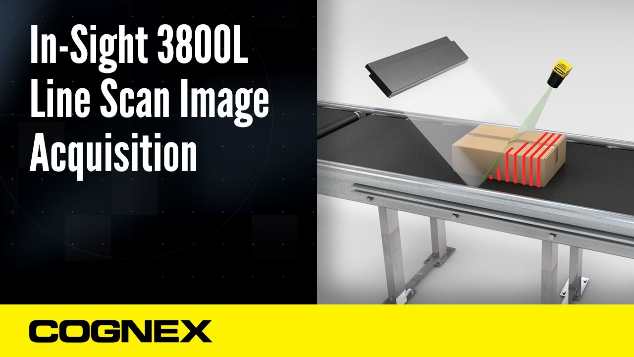 In-Sight 3800L Line Scan Image Acquisition | Cognex Support - YouTube