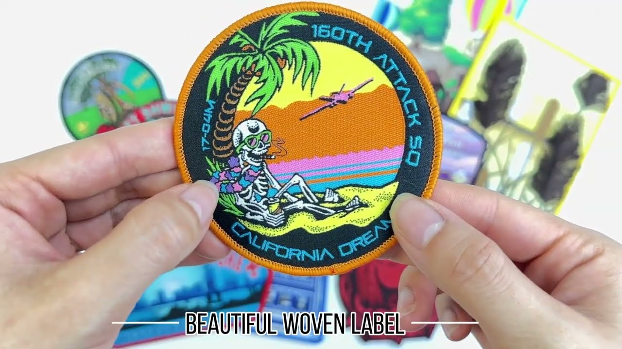 🧵Custom Woven & Embroidery Patches – Jazz Up Your Clothes - YouTube