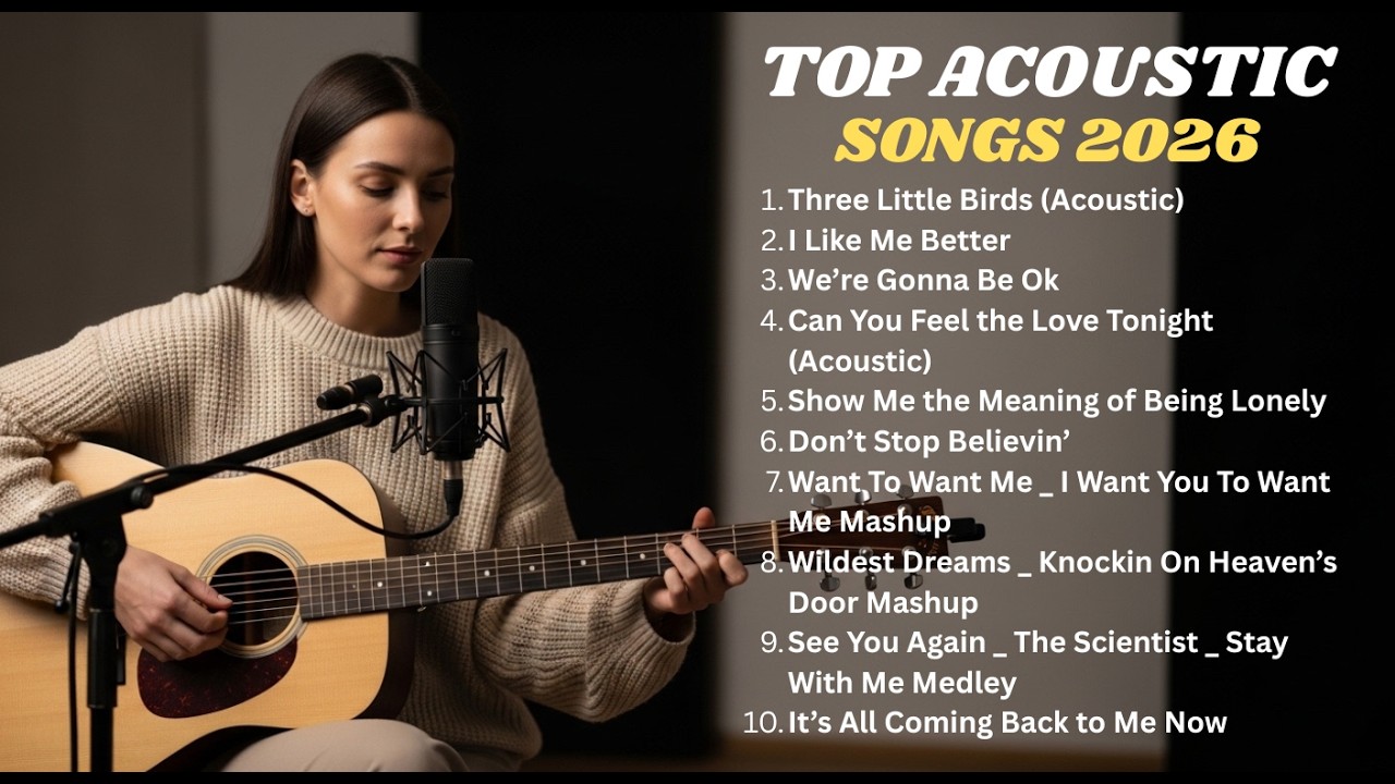 Best Love Song Acoustic Covers 💕🎵 TikTok Hits 2026 - I Like Me Better ...
