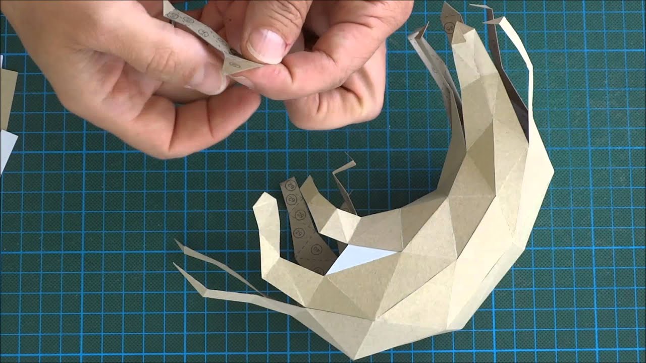 Paper Torso - Stomach - Step #014 Instruction Video - YouTube