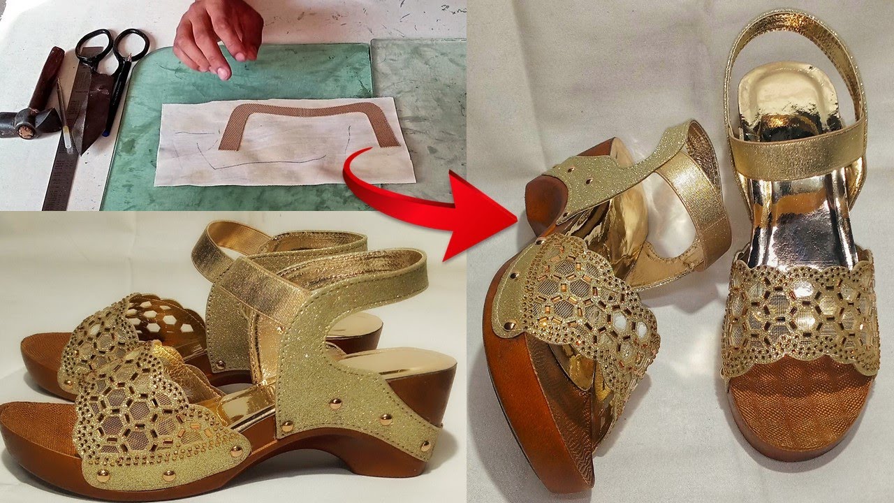 Handmade Bridal Sandal | Making Handmade Bridal Sandal with Simple ...