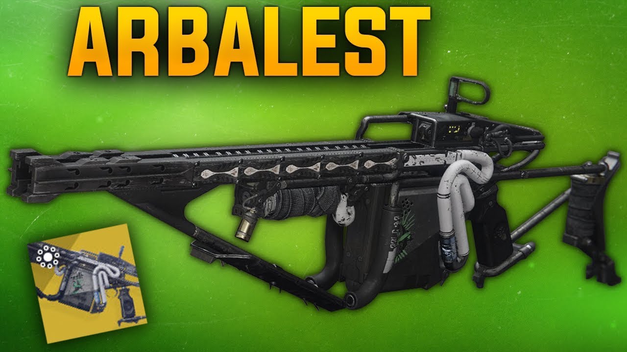 Destiny 2 : NEW Arbalest Exotic Linear Fusion Rifle ! - YouTube