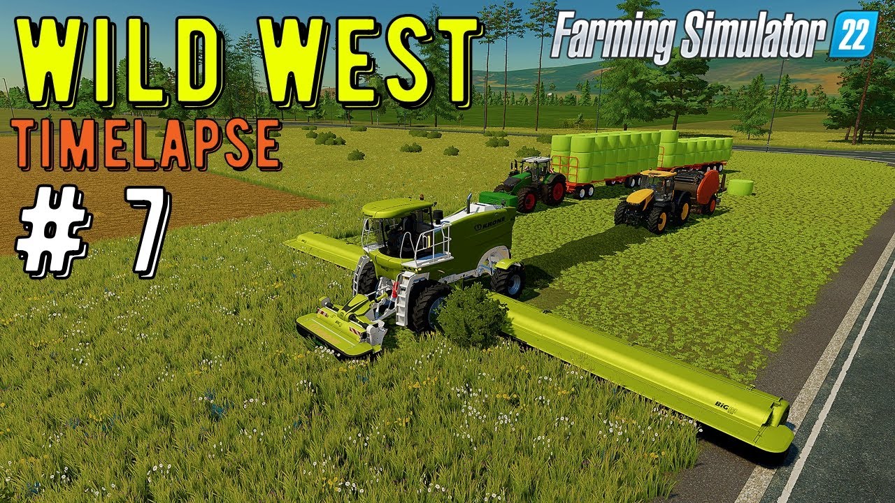 farming Simulator 22 fs22 timelapse Ep #7 Wild West Map fs22 Mods - YouTube