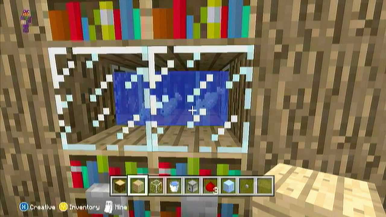 Minecraft Xbox360| How to Make A Awesome Fish Tank - YouTube