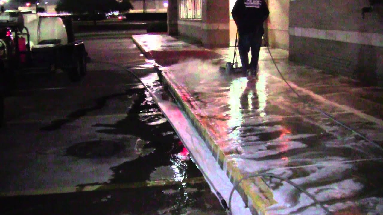 Restaurant Drive Thru Power Washing - YouTube