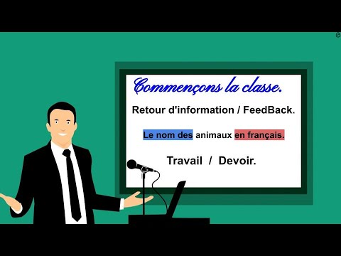 Le nom des animaux en français. FR - YouTube