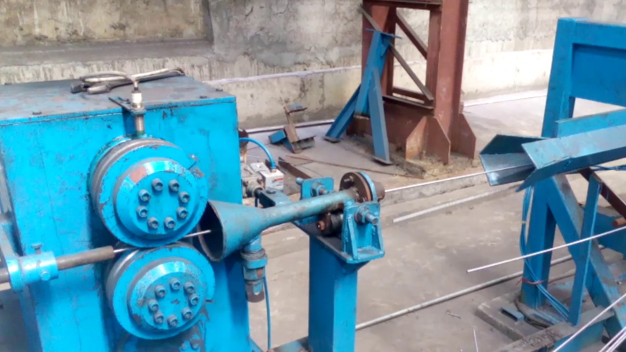 Wire Rod Straightning and cutting Machine : ROLLX TECHNOLOGIES - YouTube