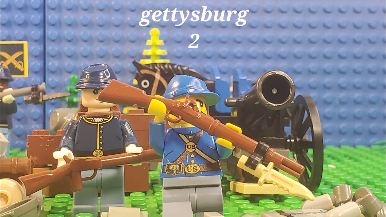 LEGO Battle of gettysburg (all parts) - YouTube