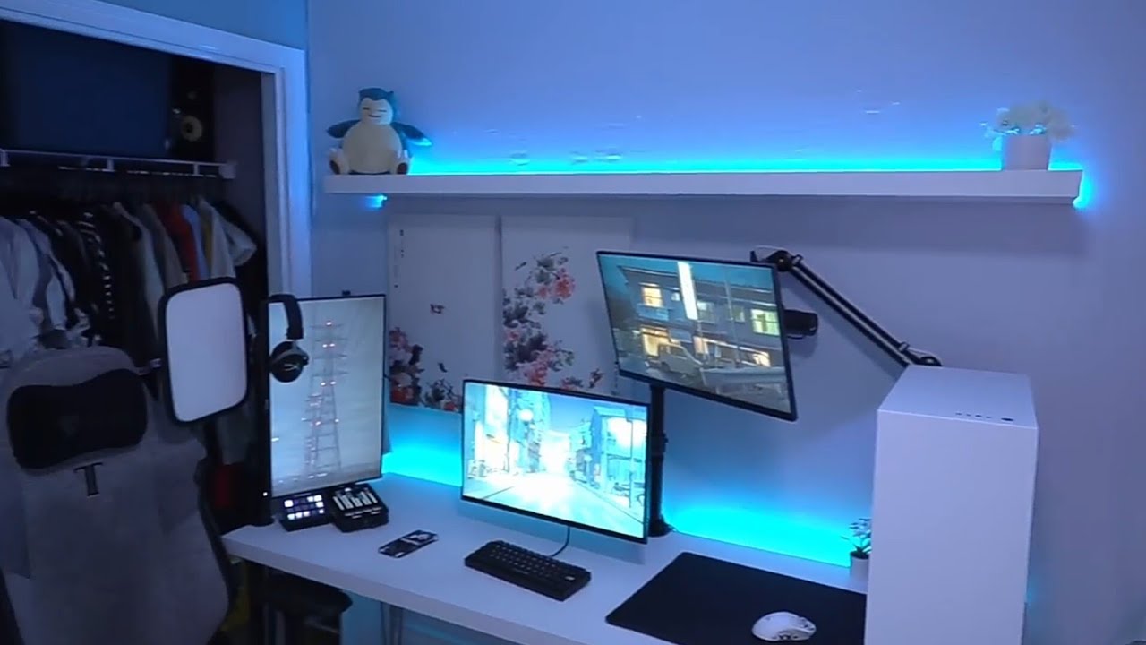 streamer DREAM GAMING setup_room tour - YouTube