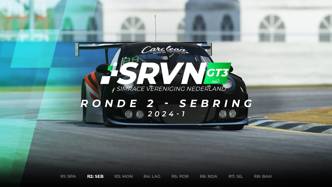 SRVN NK GT3 2024-1 - Ronde 2 - Sebring - YouTube