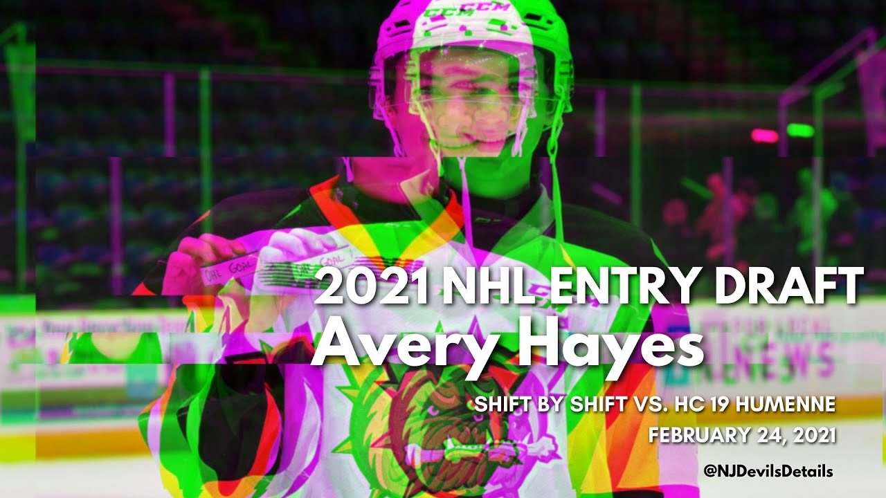 2021 NHL Draft | Avery Hayes (#94) Shift by Shift vs HC 19 Humenne ...