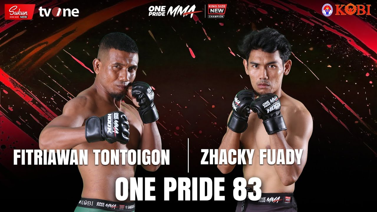 T.KO ! FITRIAWAN TONTOIGON VS ZHACKY FUADY | FULL FIGHT ONE PRIDE MMA 83 KING SIZE NEW #8 ...
