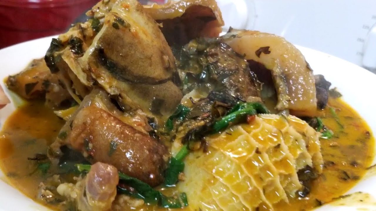 Oha (Ora) Soup – Ofe Oha Recipe - YouTube
