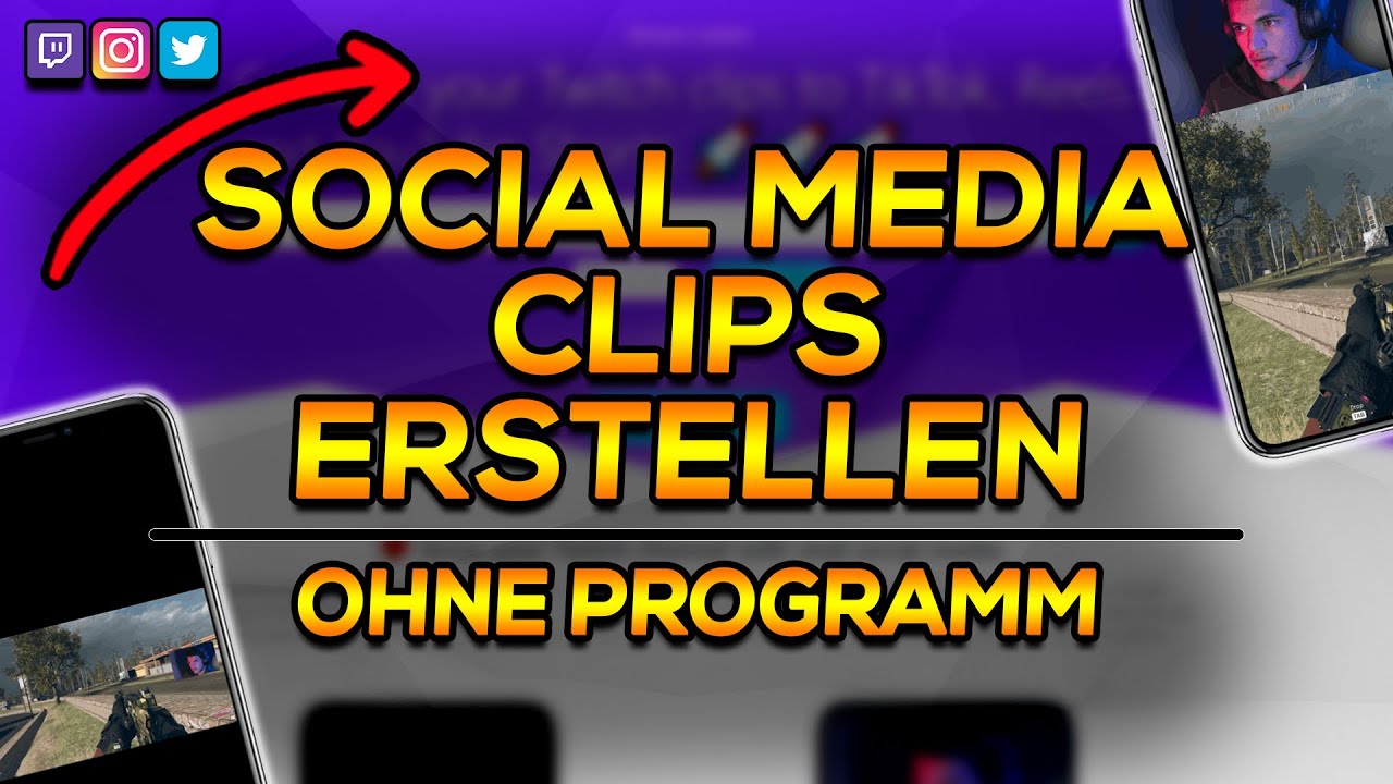 Einfach Social Media Clips erstellen? | Ohne Programme - YouTube