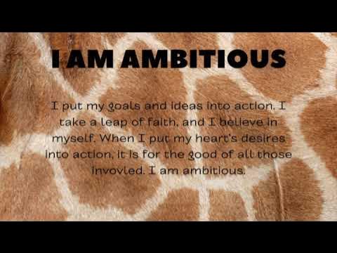 I AM AMBITIOUS. Affirmations for Black Women. Become #freeasf - YouTube