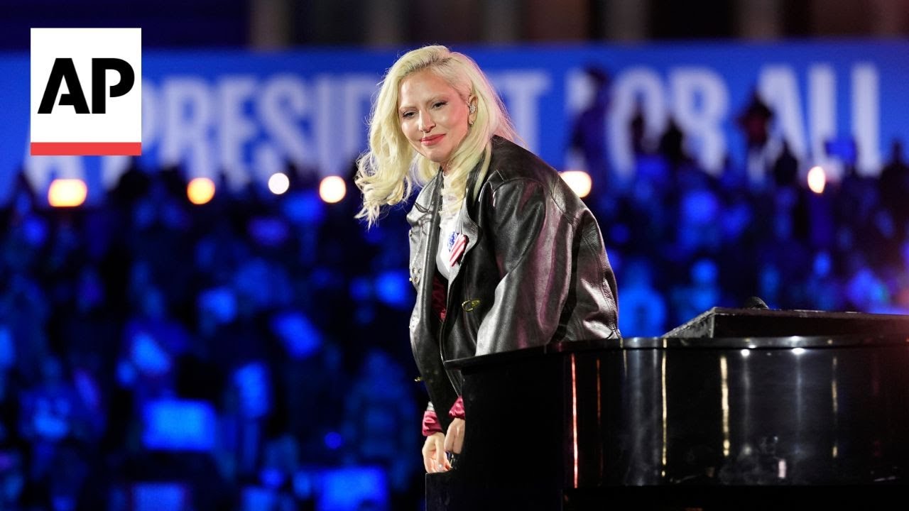 Harris holds star-studded Philadelphia rally on Election Day eve - YouTube